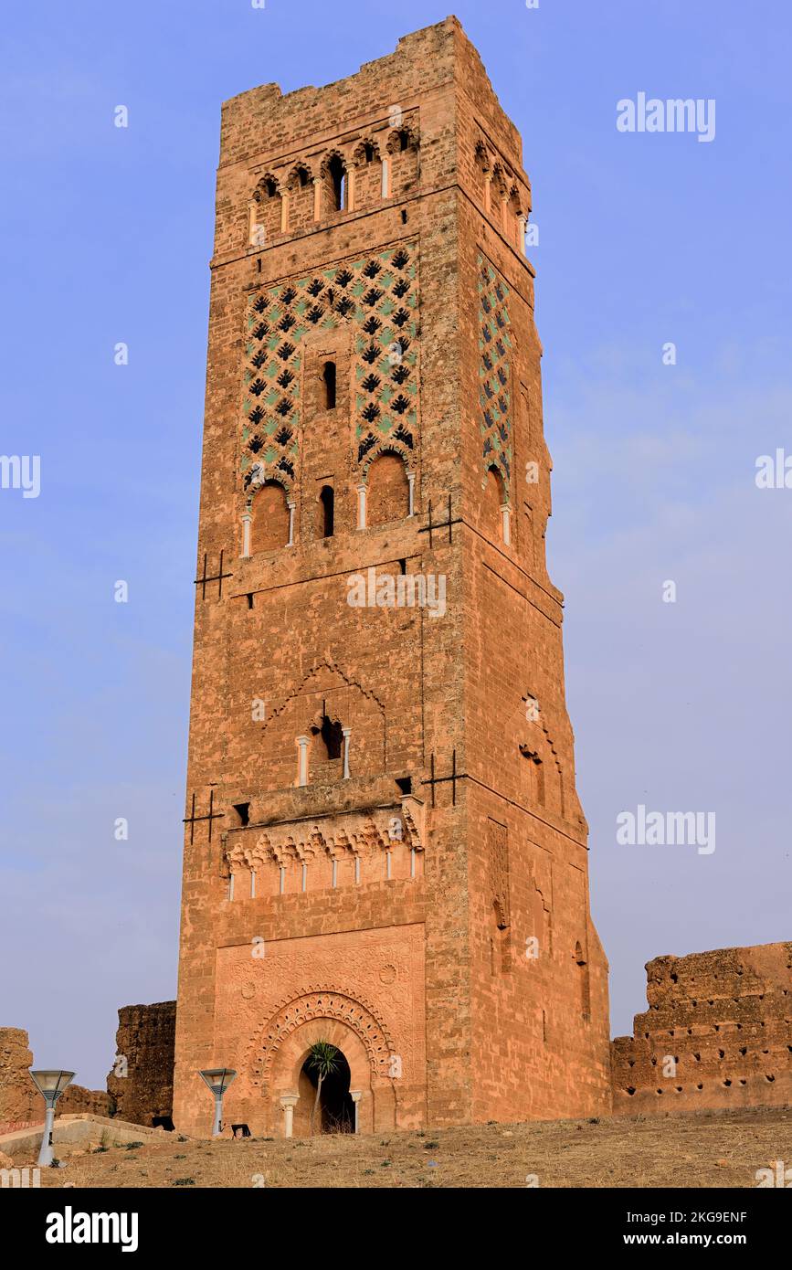 CITY OF TLEMCEN IN ALGERIA AND THE RUINS OF MANSOURAH PALACE AND MINARET Stock Photo - Alamy