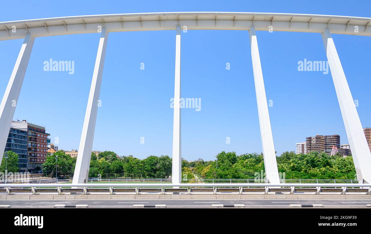 Alameda bridge santiago calatrava valencia hi-res stock photography and ...