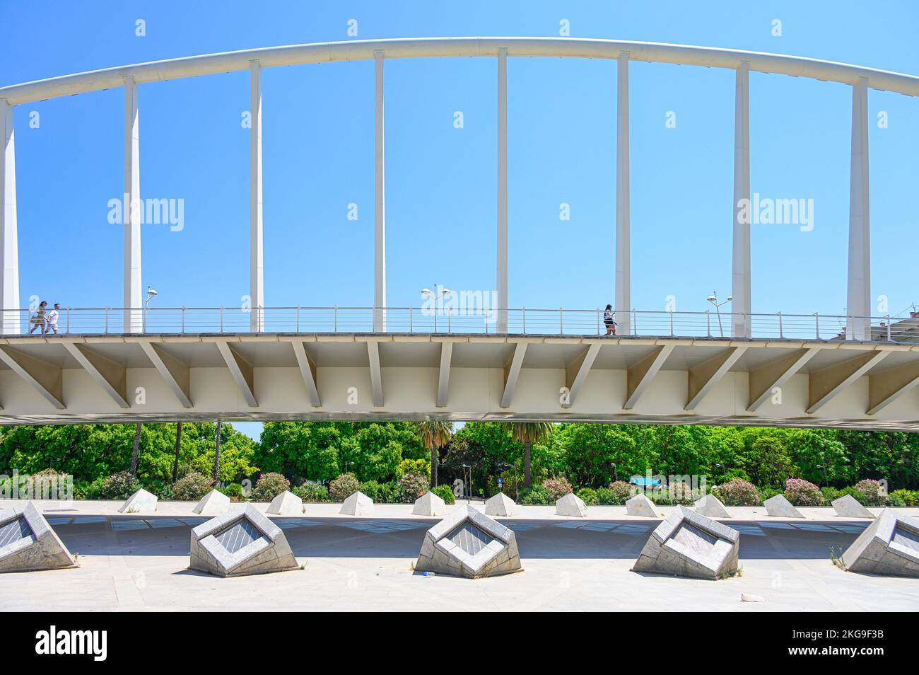 Alameda bridge santiago calatrava valencia hi-res stock photography and ...
