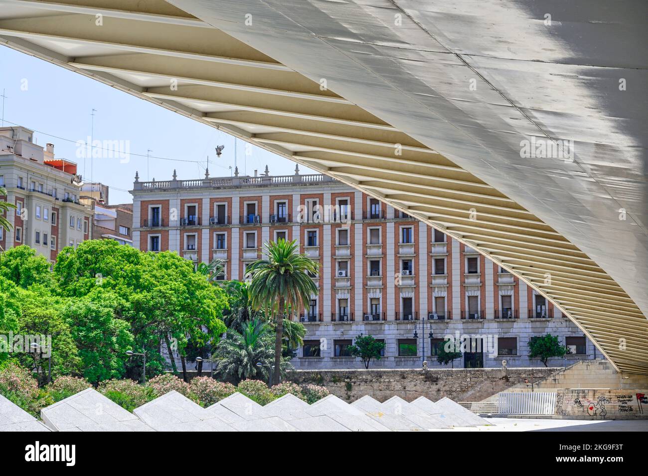 Alameda bridge santiago calatrava valencia hi-res stock photography and ...