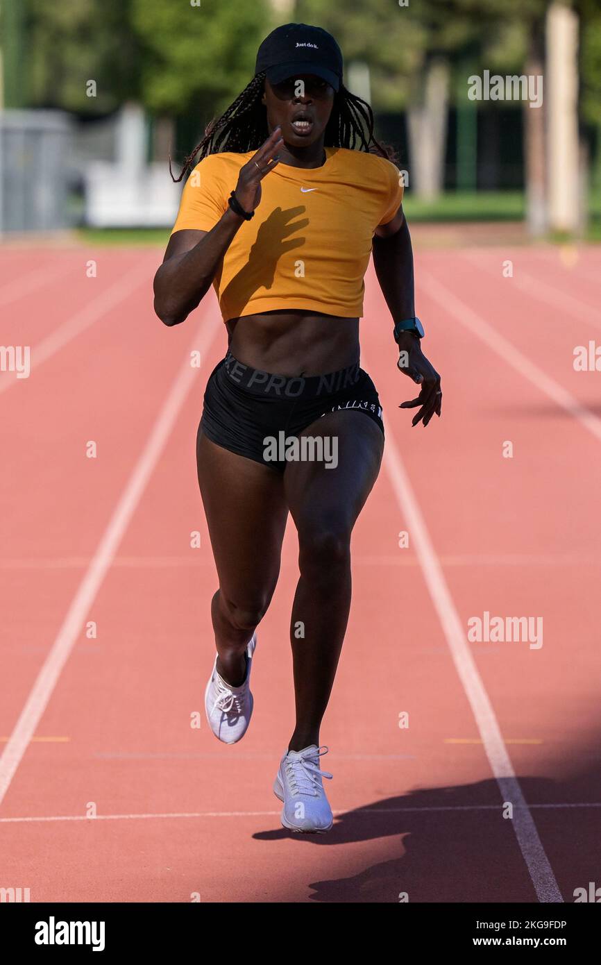 Belek, Turkey, 22/11/2022, Athlete Anne Zagre pictured in action during ...