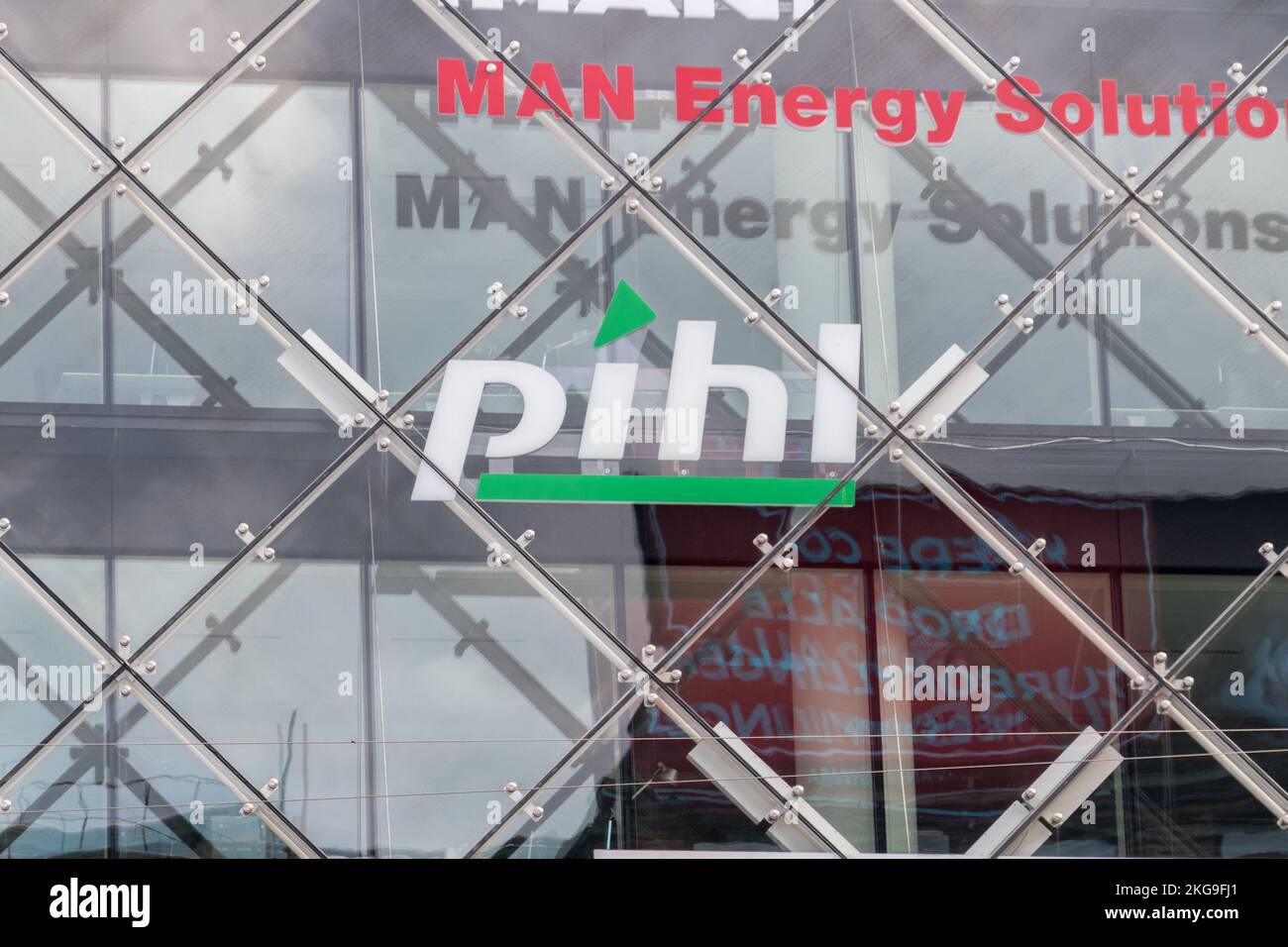 Copenhagen, Denmark - July 26, 2022: Logo and sign of Pihl ...