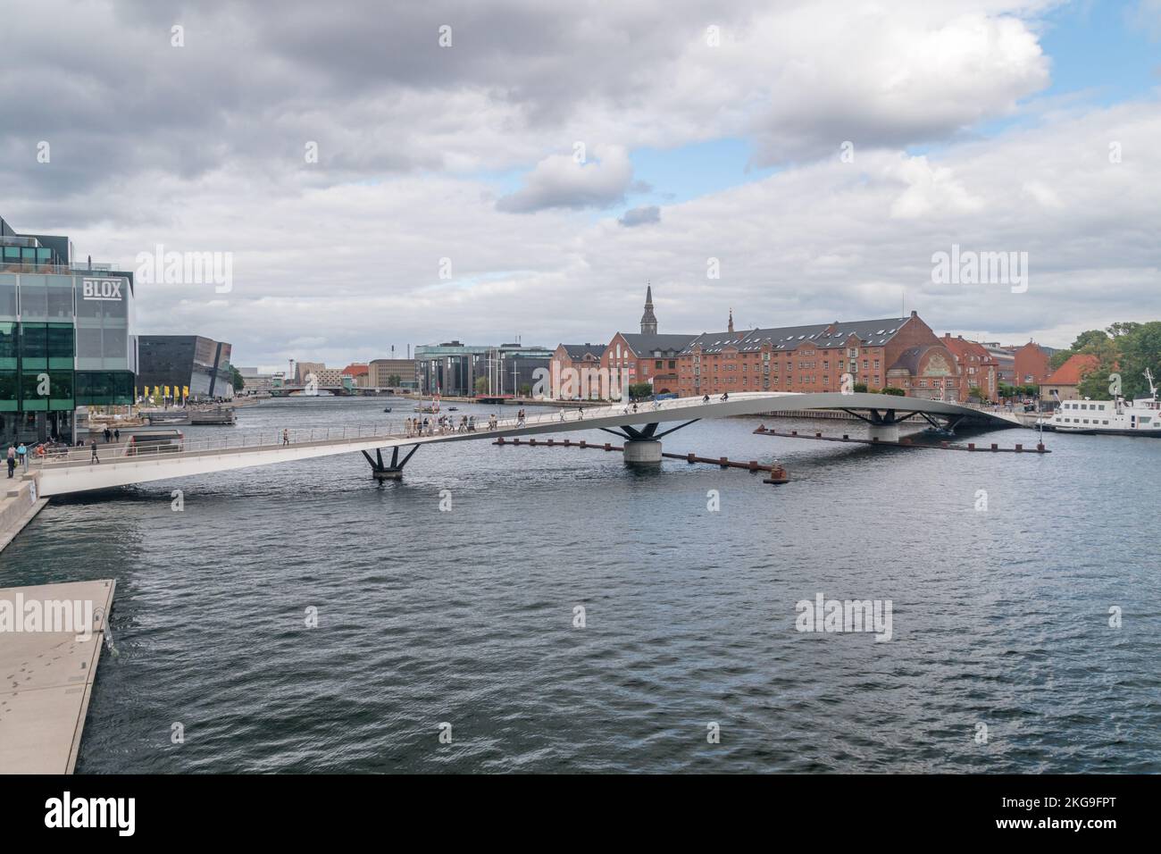 Copenhagen, Denmark - July 26, 2022: Lille Langebro (English: Little ...