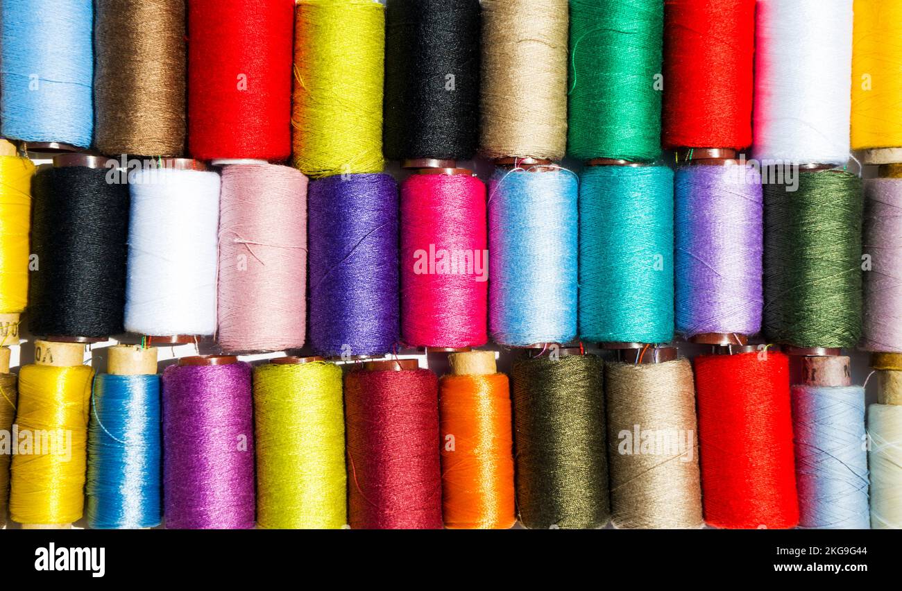 Close view many handmade cloth hi-res stock photography and images - Alamy