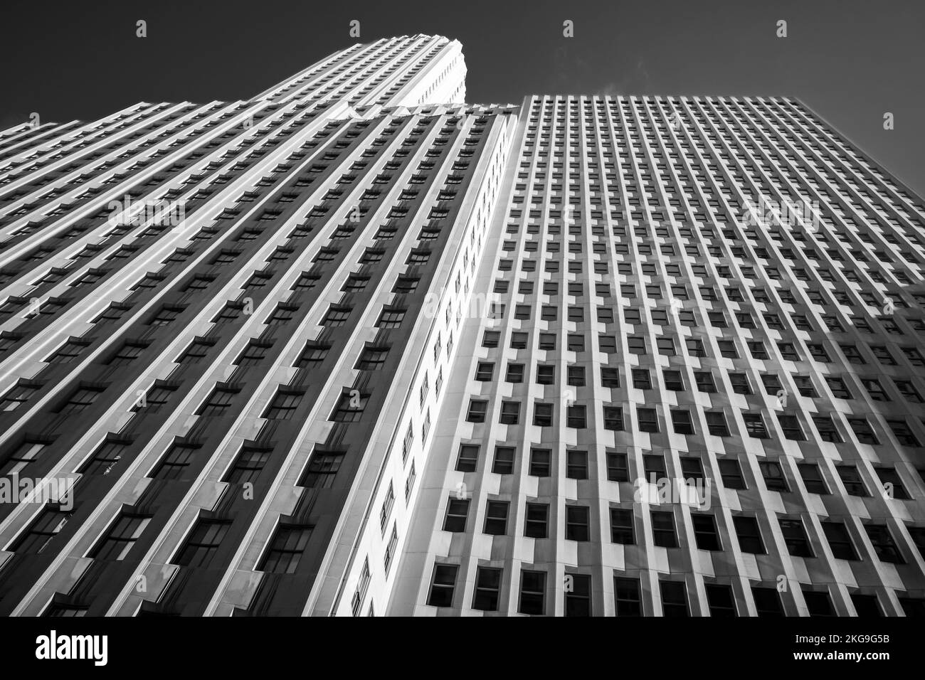 Skyscraper skyline nyc usa Black and White Stock Photos & Images - Alamy