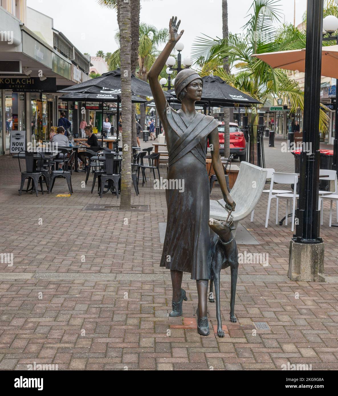 A Wave in Time, a sculpture by Mark Whyte, opened in 2010 showing a ...