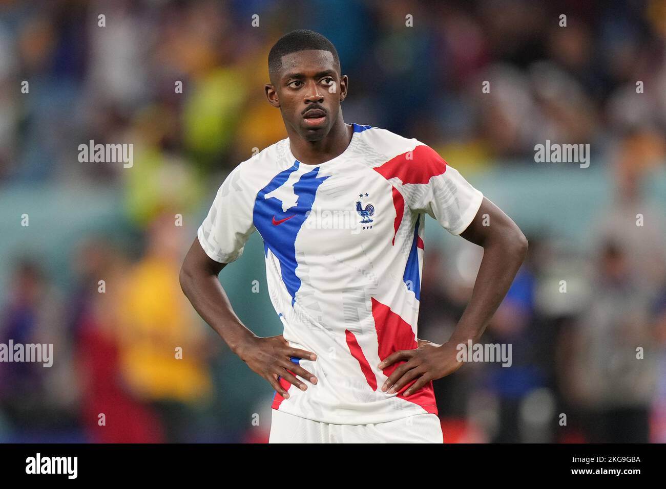Ousmane Dembele of France during the Qatar 2022 World Cup match, Group ...
