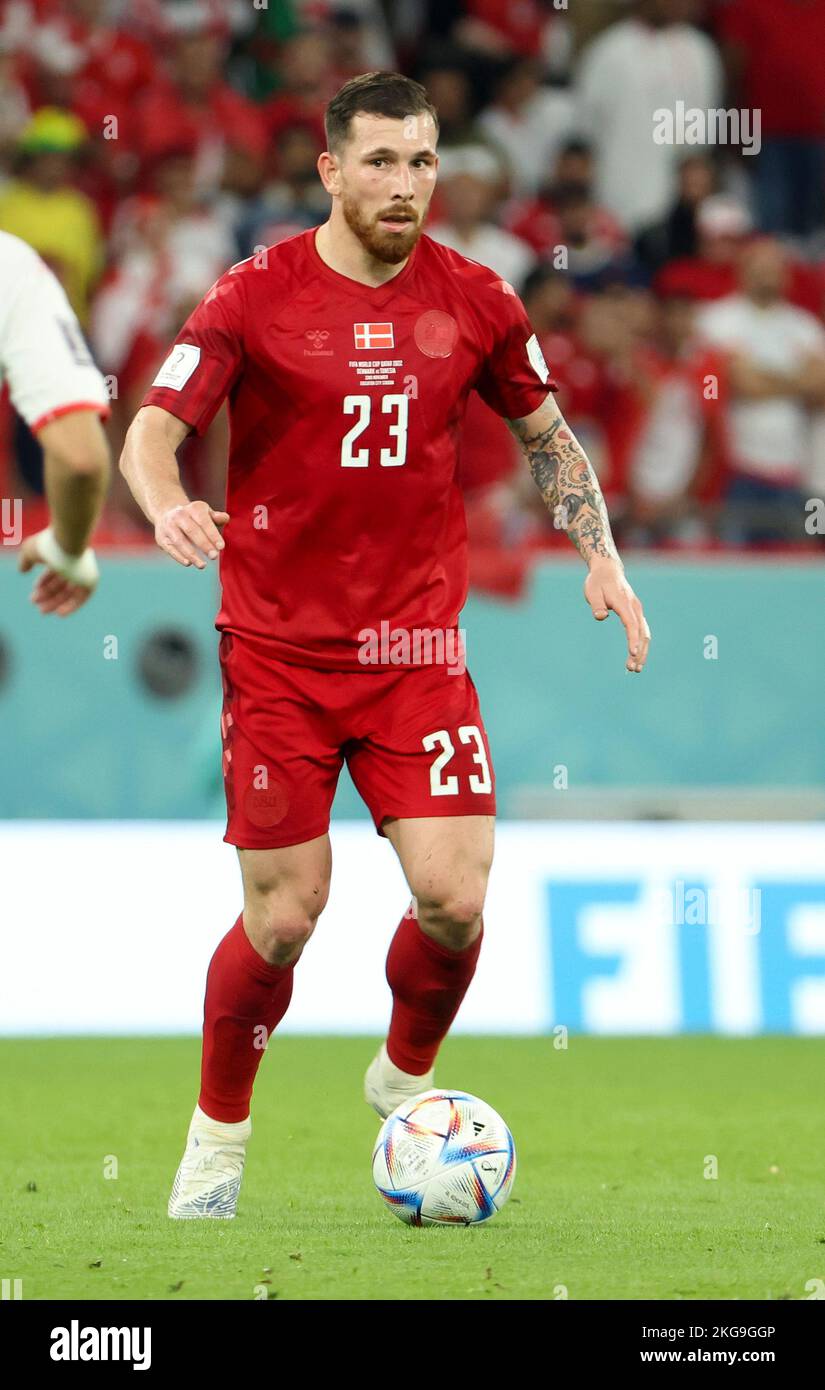 Doha, Qatar - November 22, 2022, Pierre-Emile Hojbjerg of Denmark ...