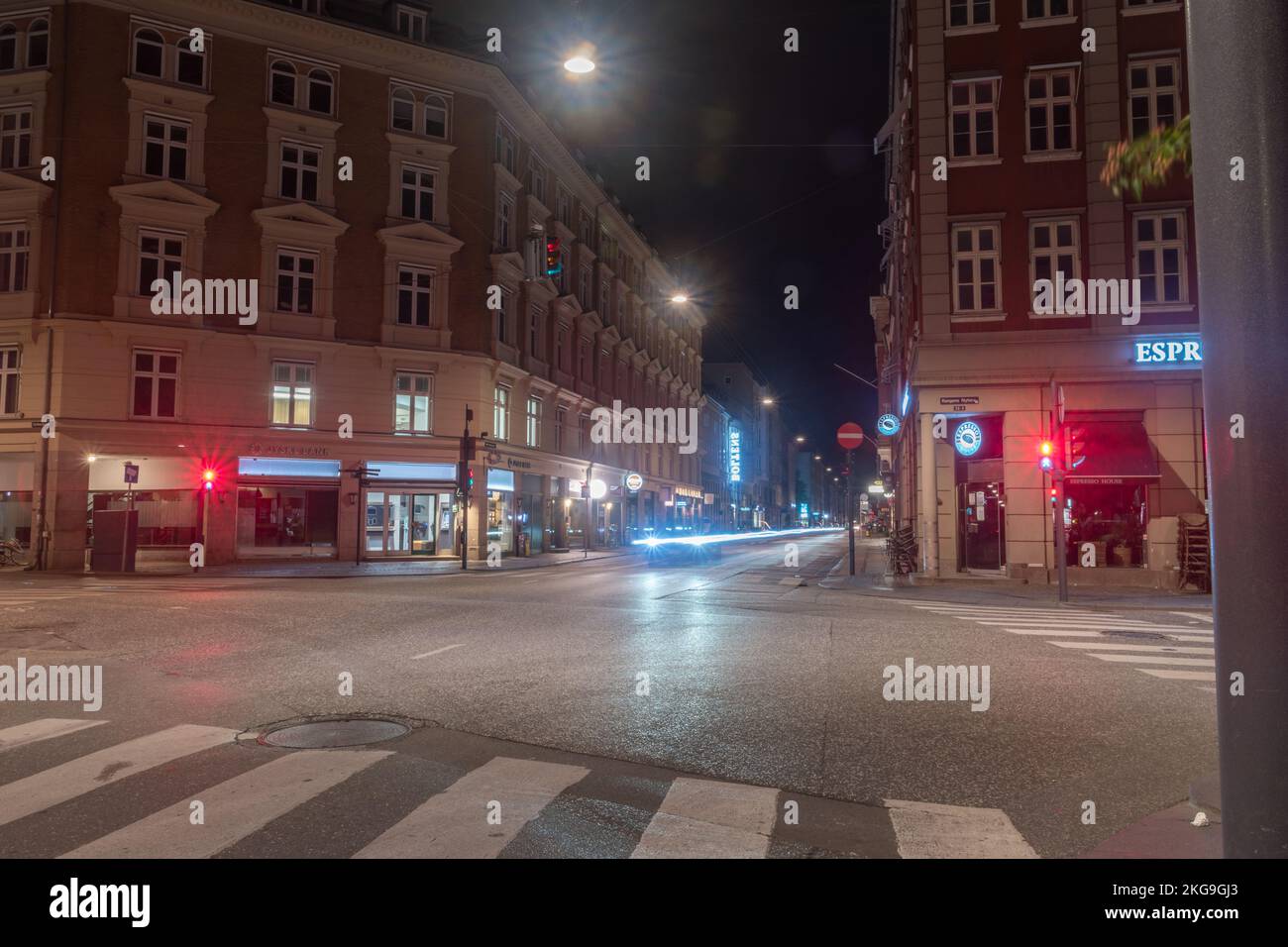 Copenhagen, Denmark - July 27, 2022: Street view in city center of ...