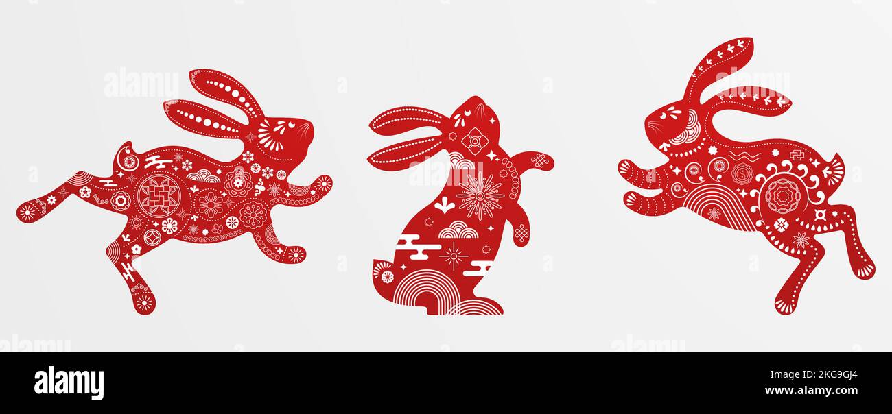 Rabbit zodiac new moon hi-res stock photography and images - Alamy