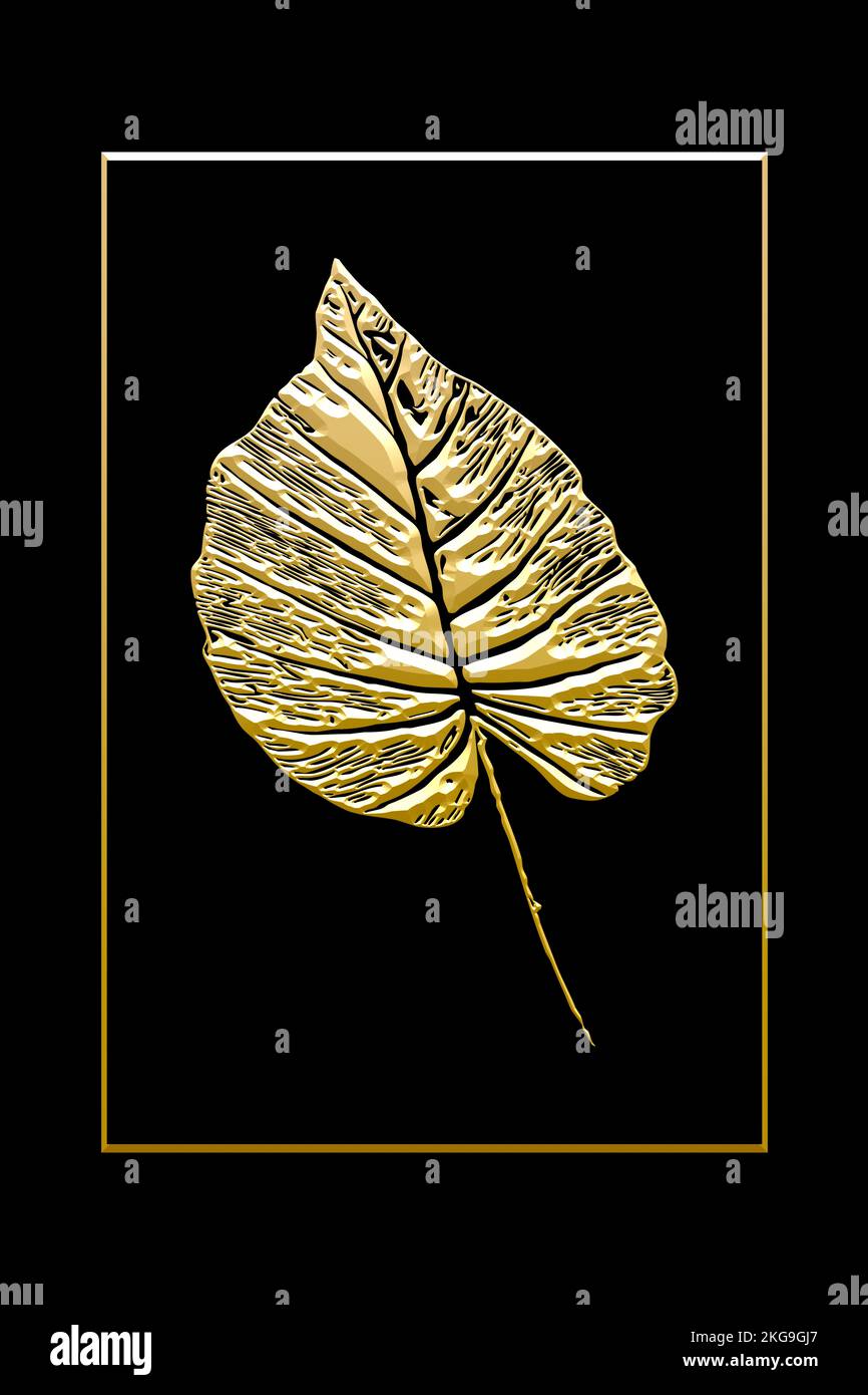 Luxurious 3D background with embossed gold pattern for use on Happy ...