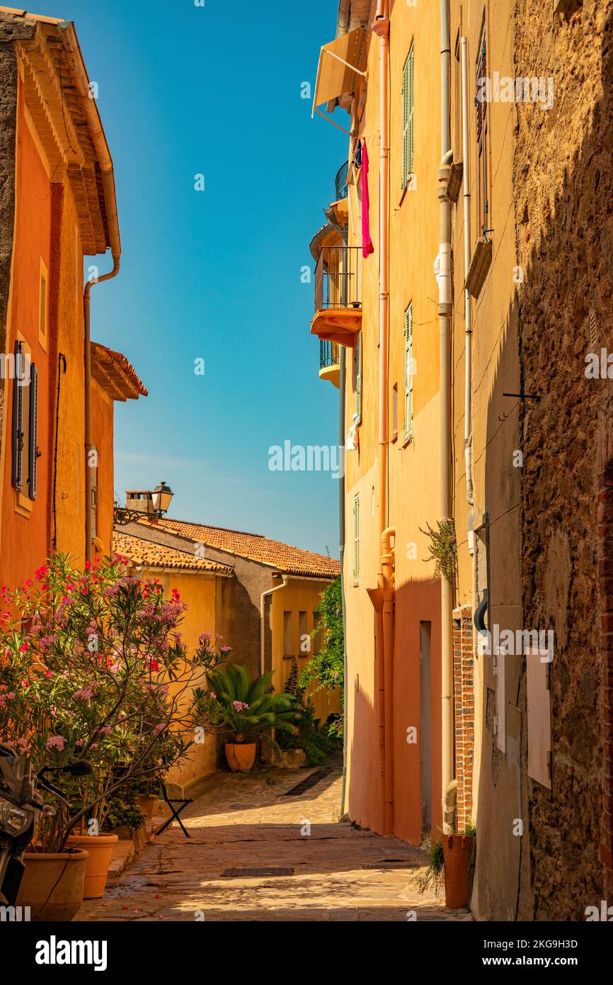 Bormes-les-Mimosas, South of France, French Riviera, Var, Provence ...