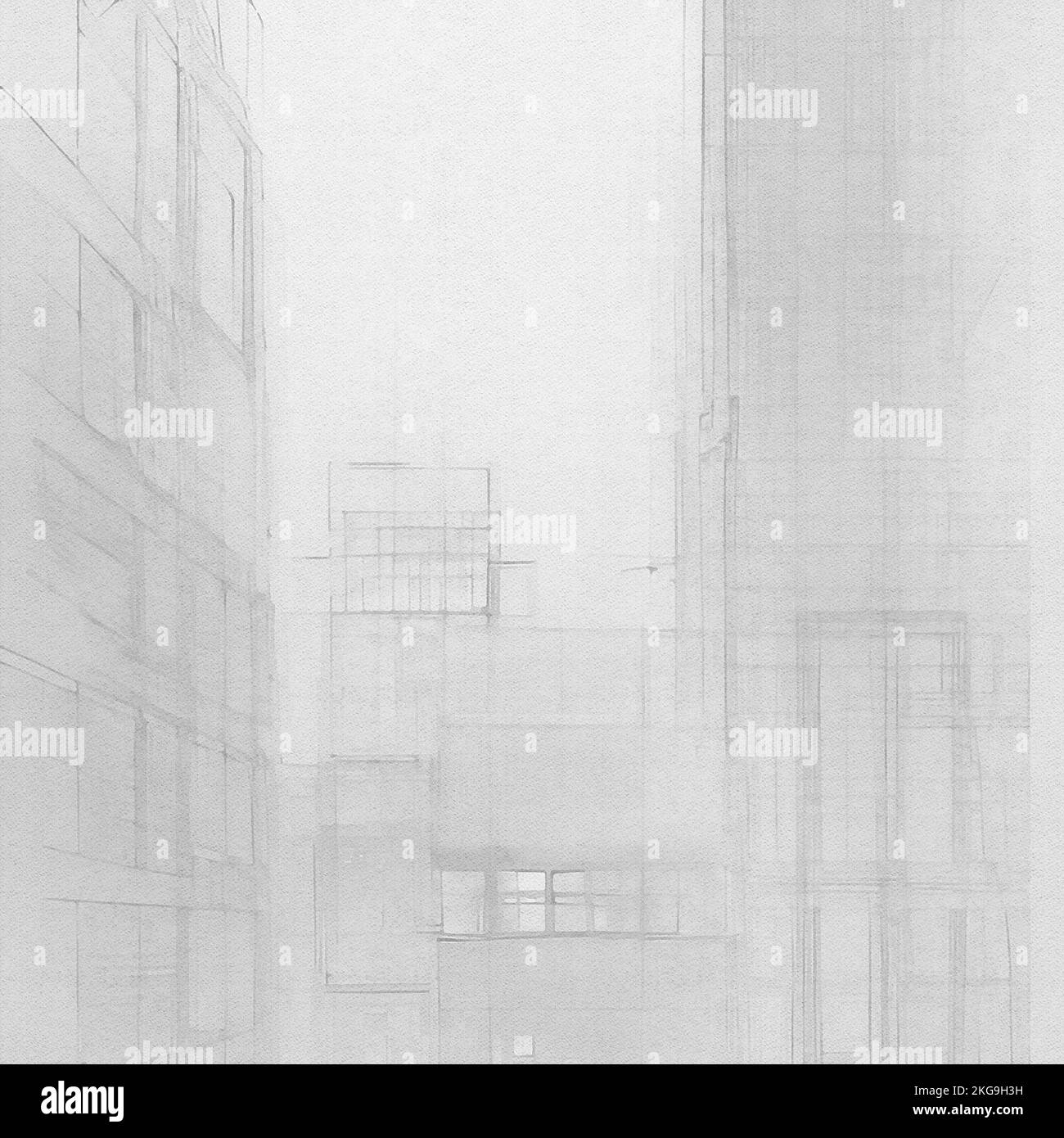 Building watercolour sketch art Stock Photo - Alamy