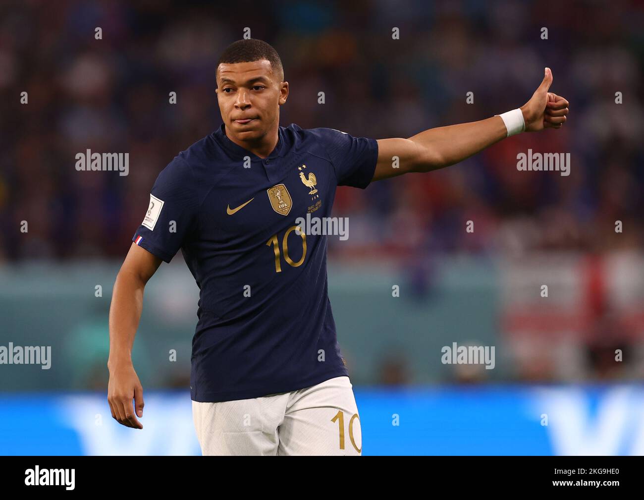 Al Wukair, Qatar, 22nd November 2022. Kylan Mbappe of France during the ...