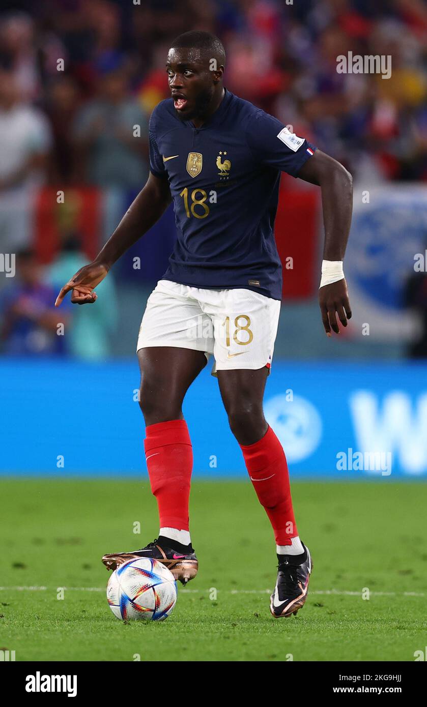 Al Wukair Qatar 22nd November 2022 Dayot Upamecano Of France During