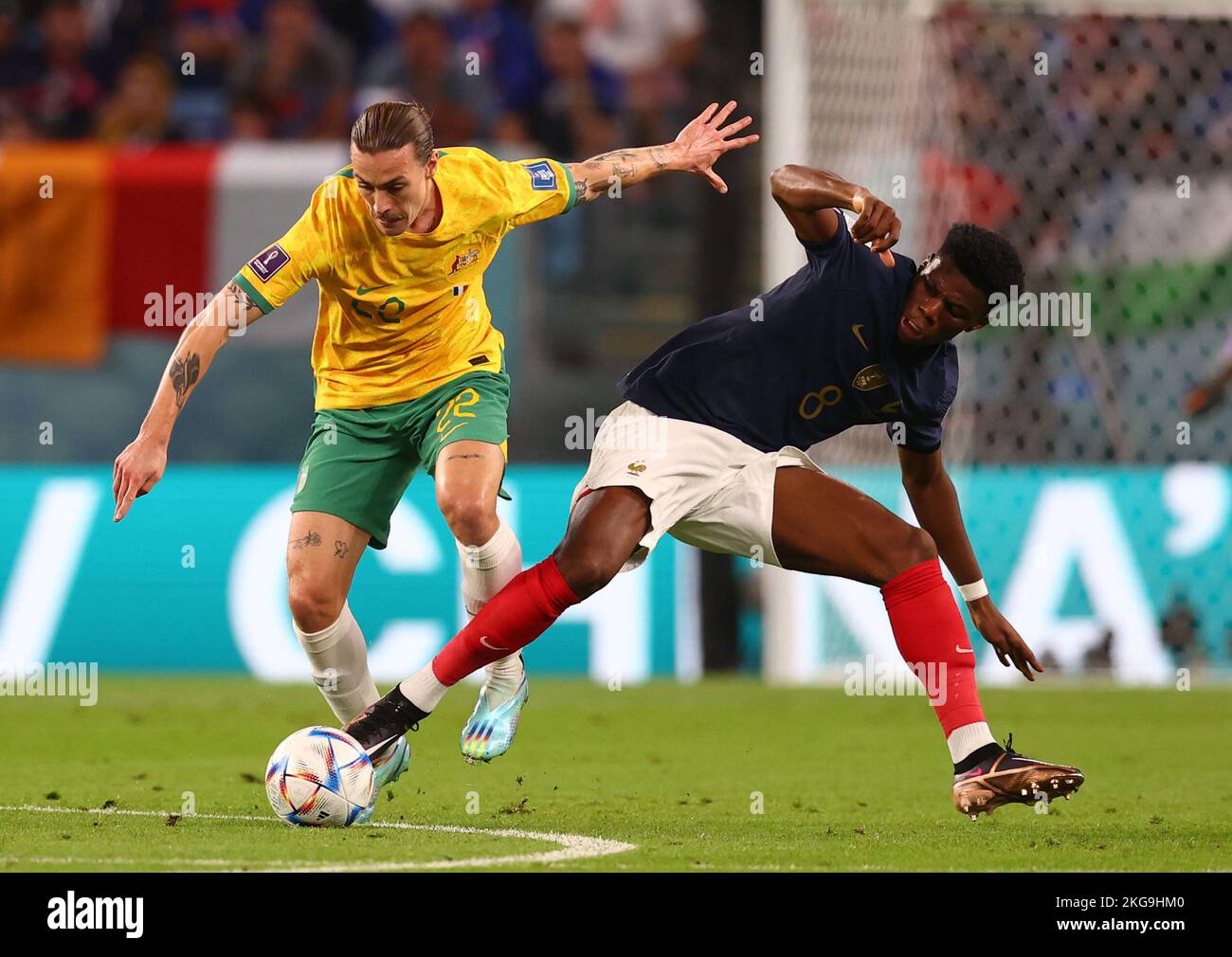 Al Wukair Qatar 22nd November 2022 Jackson Irvine Of Australia