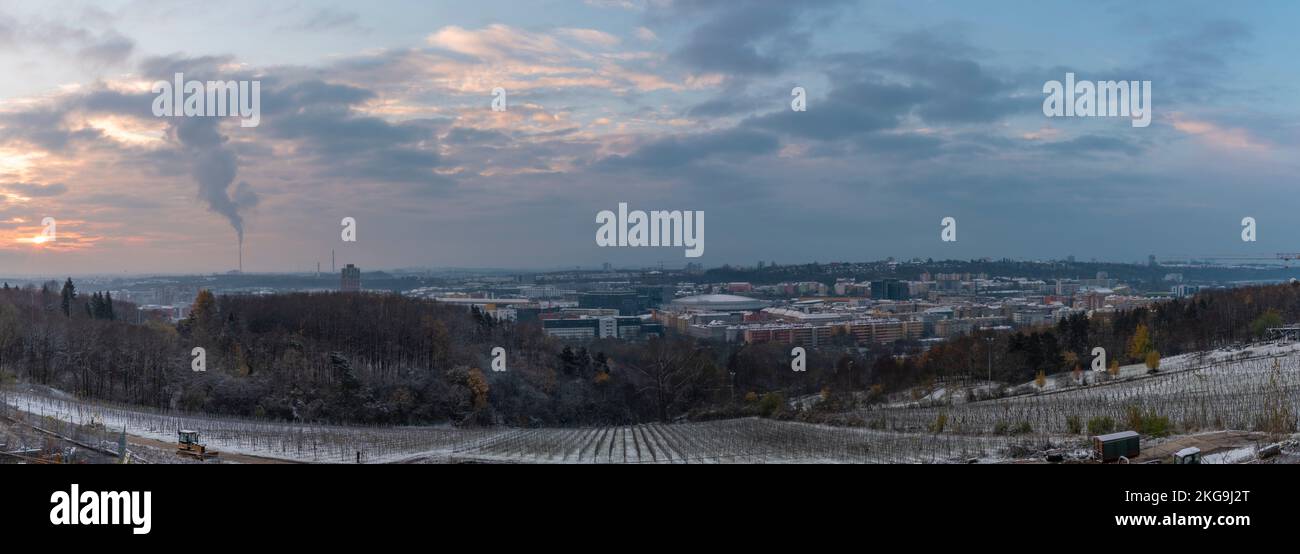 Old town city hall prague in winter hi-res stock photography and images ...