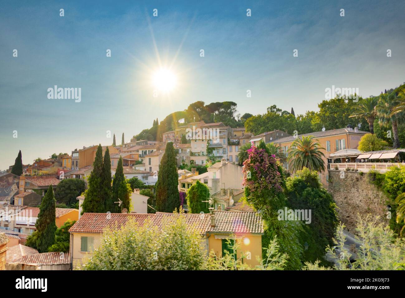 Bormes-les-Mimosas, South of France, French Riviera, Var, Provence ...