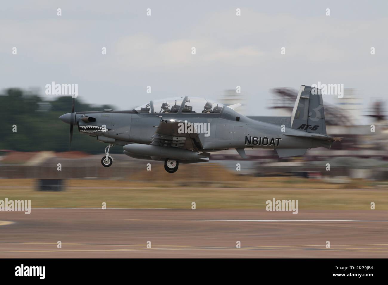 N610AT, a Beech AT-6B Wolverine owned and operated by Textron Aviation ...