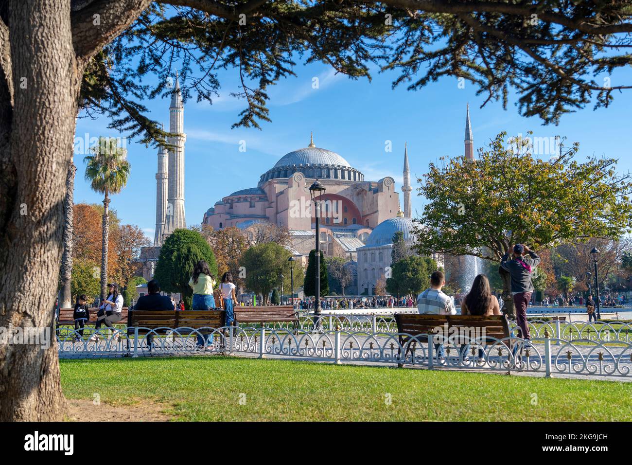 Hagia Sophia.Holy Grand Mosque, and formerly the Church of Hagia Sophia ...
