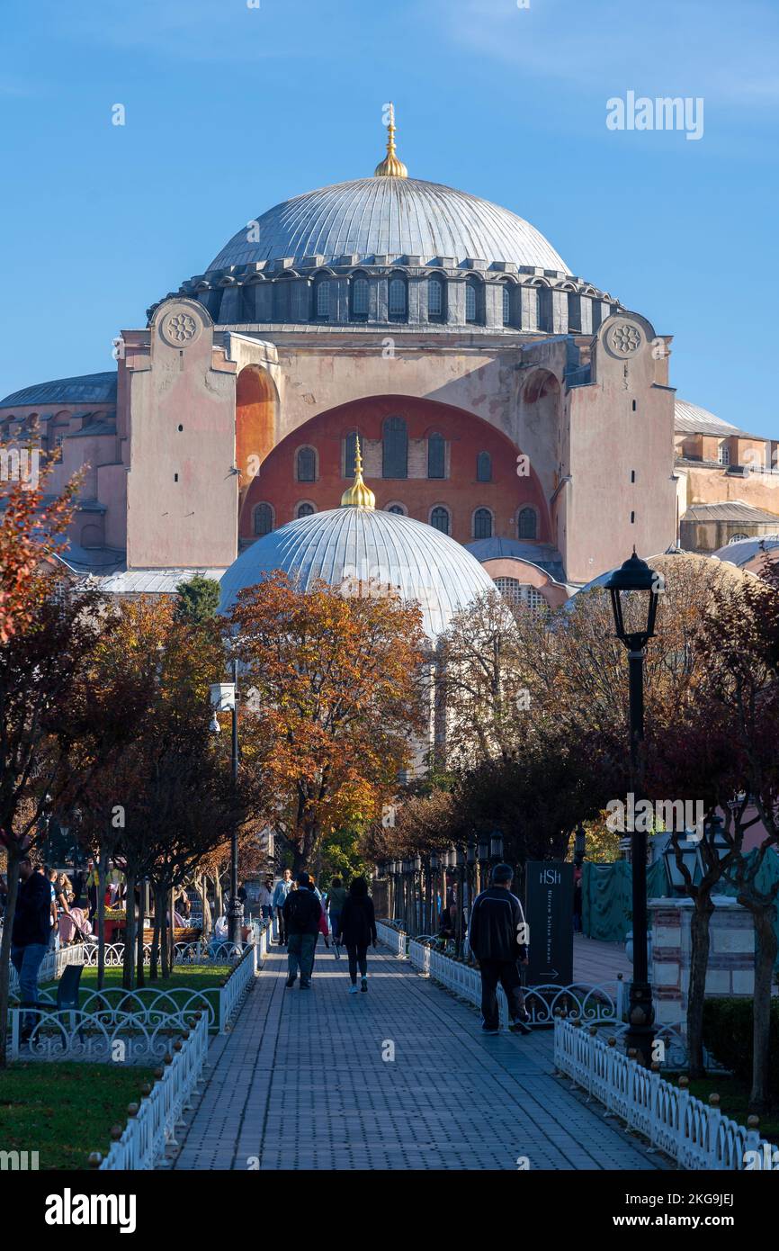 Hagia Sophia.Holy Grand Mosque, and formerly the Church of Hagia Sophia, one of the most ...