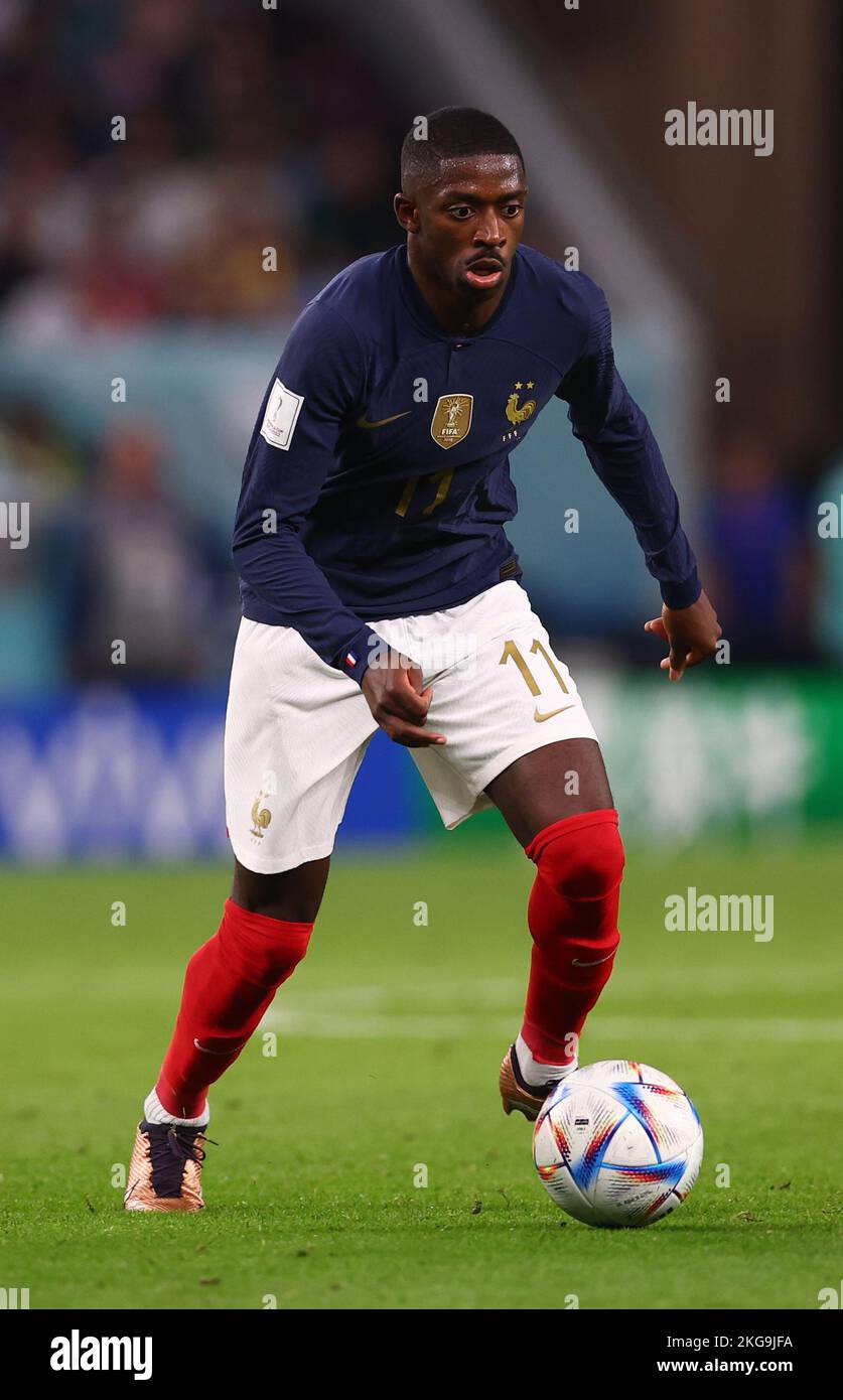 Al Wukair, Qatar, 22nd November 2022. Ousmane Dembele of France during ...
