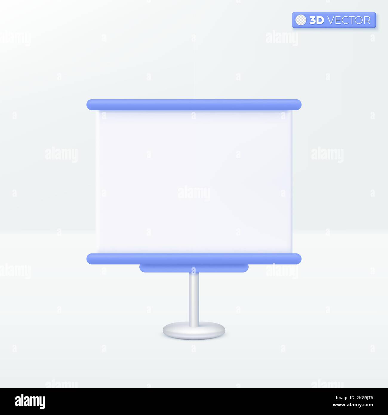 Whiteboard for presentation and projector icon symbol. Equipment for conferences and marketing ...
