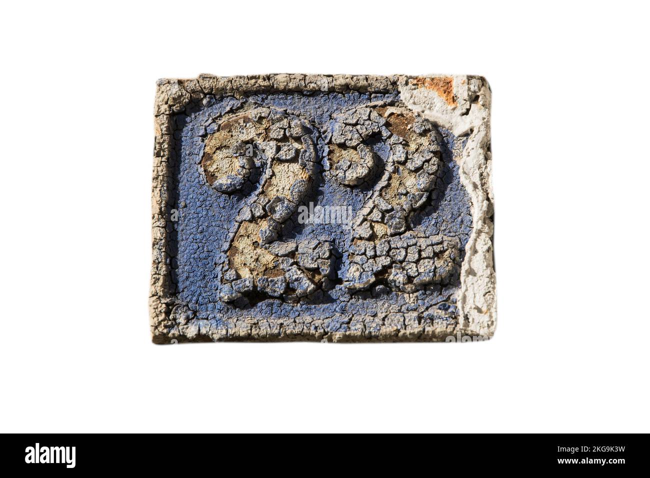 Number 22 Cut Out Stock Images & Pictures - Alamy