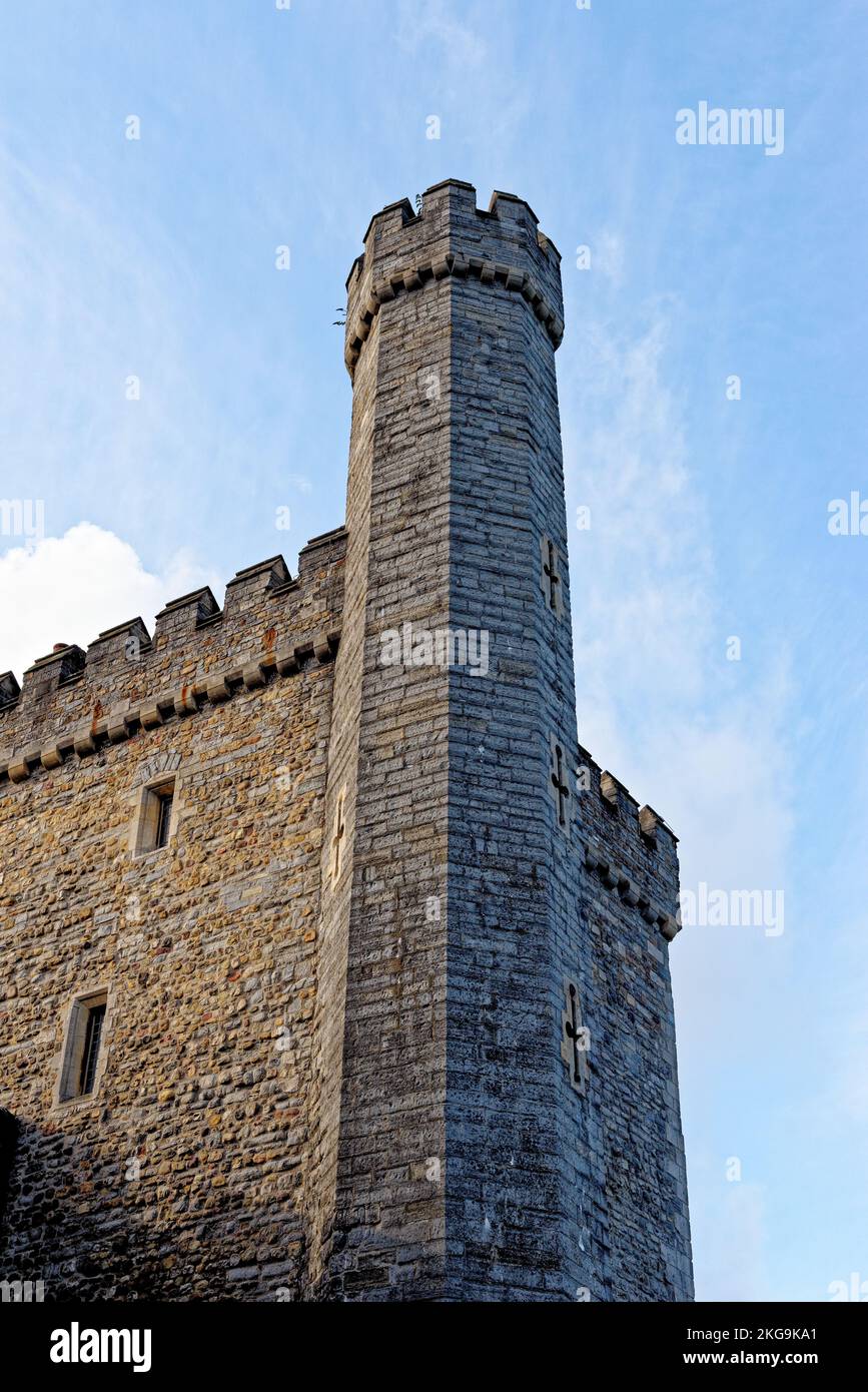 Cardiff Castle - Cardiff, Glamorgan, Wales, United Kingdom - 16th of ...
