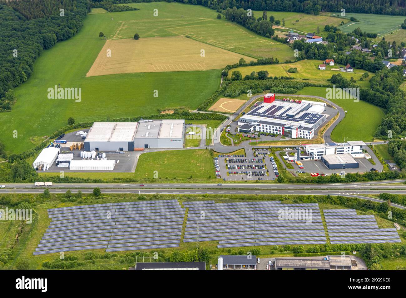 Enste freeway junction hi-res stock photography and images - Alamy