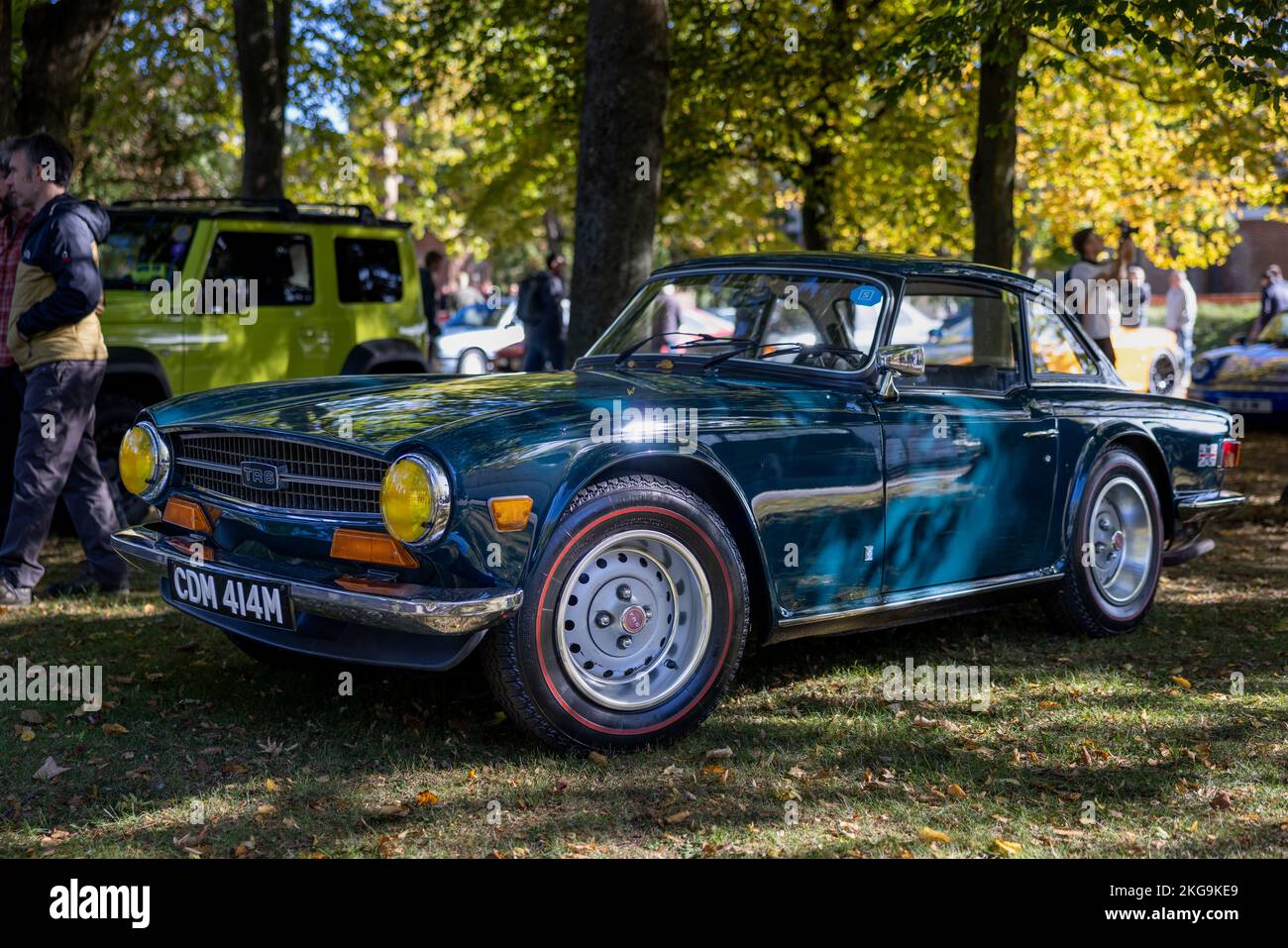 1974 Triumph TR6 ‘CDM 414M’ on display at the October Scramble held at ...