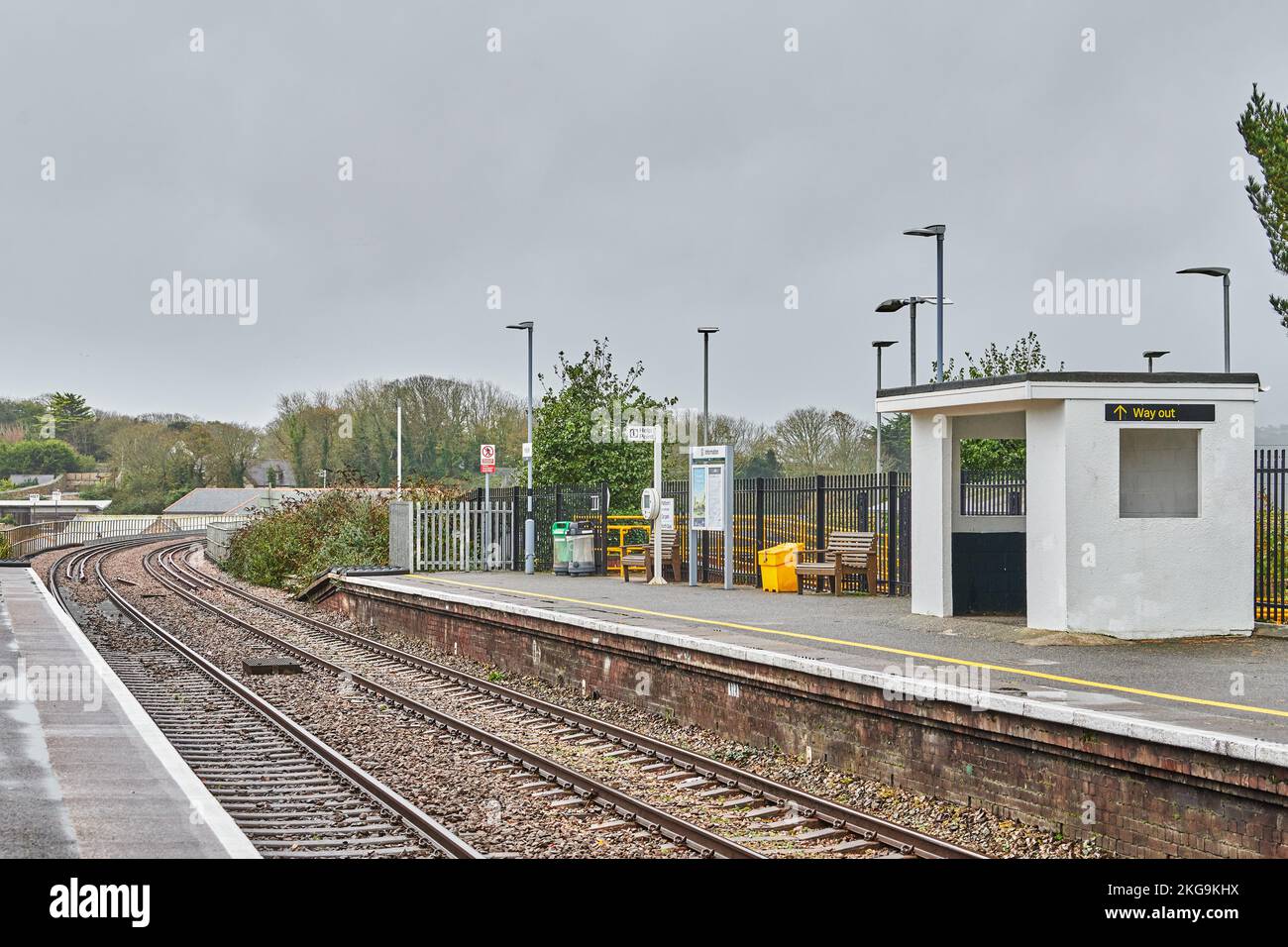 The GWR railway station at Hayle, Cornwall, England Stock Photo - Alamy
