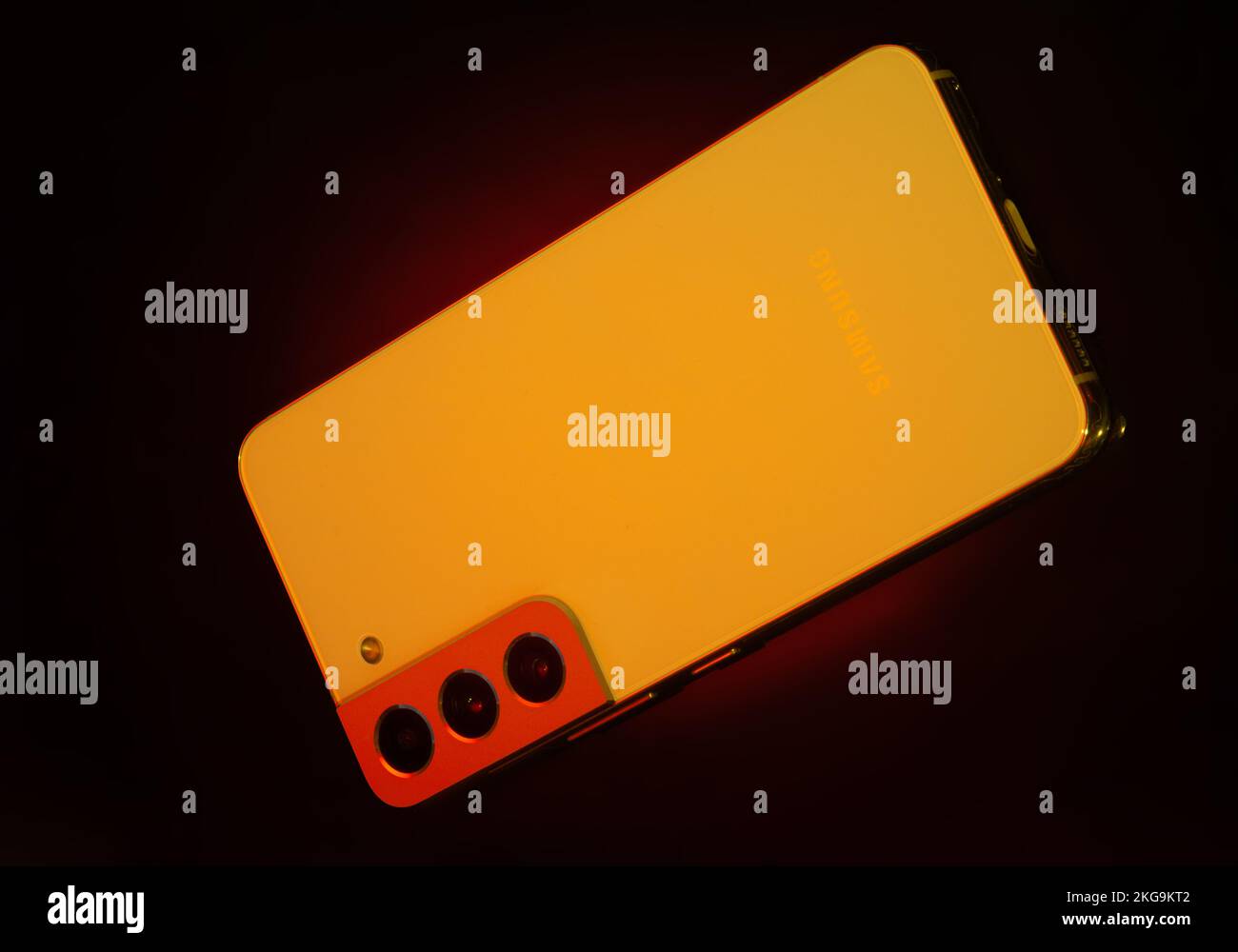 Moscow Russia - 2022 October 3: The New Galaxy Samsung Galaxy S22 ...