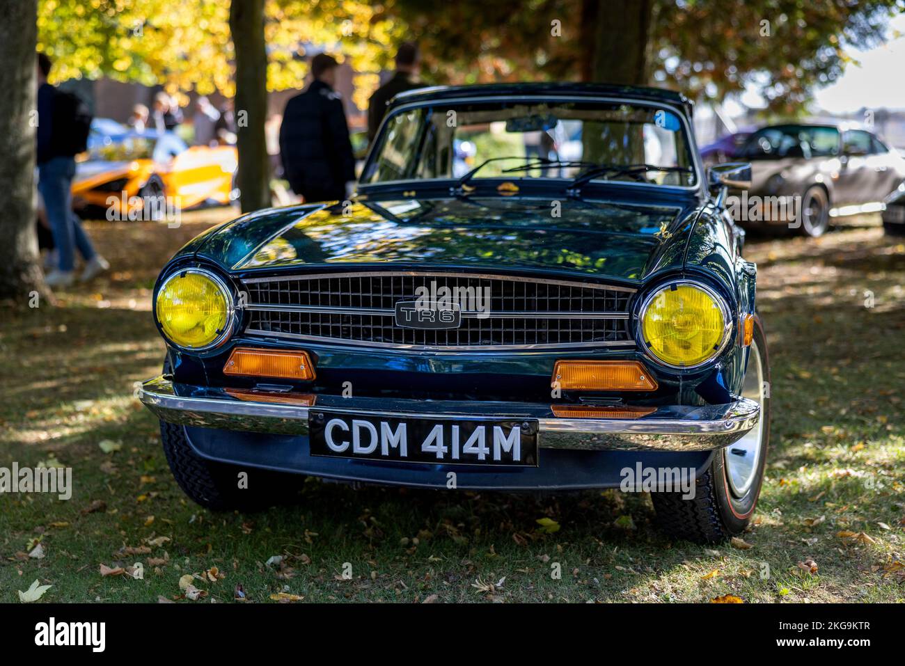 1974 Triumph TR6 ‘CDM 414M’ on display at the October Scramble held at ...
