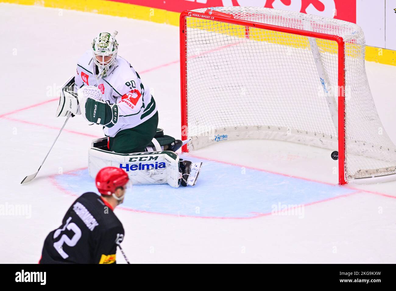 Hradec Kralove, Czech Republic. 22nd Nov, 2022. From left goalie of ...