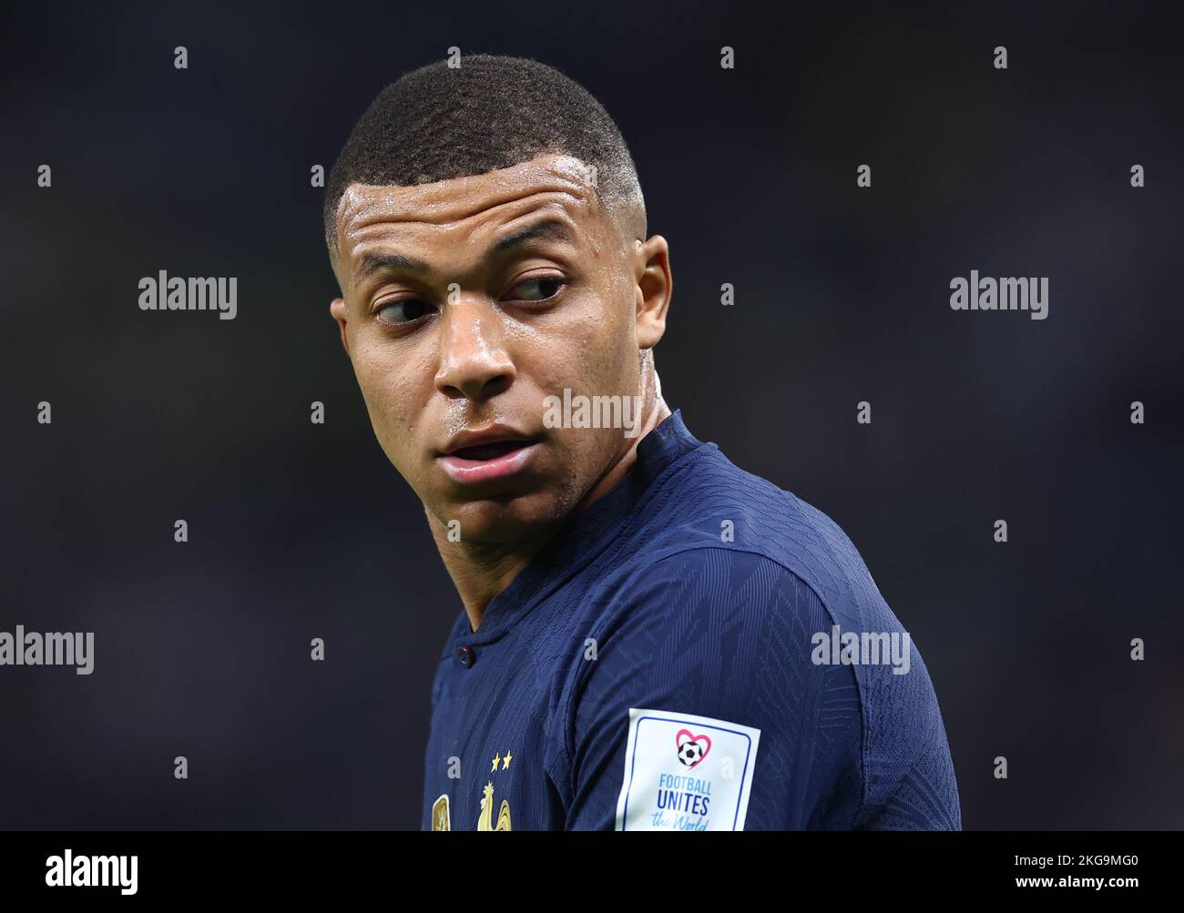 Al Wukair, Qatar, 22nd November 2022. Kylan Mbappe of France during the ...