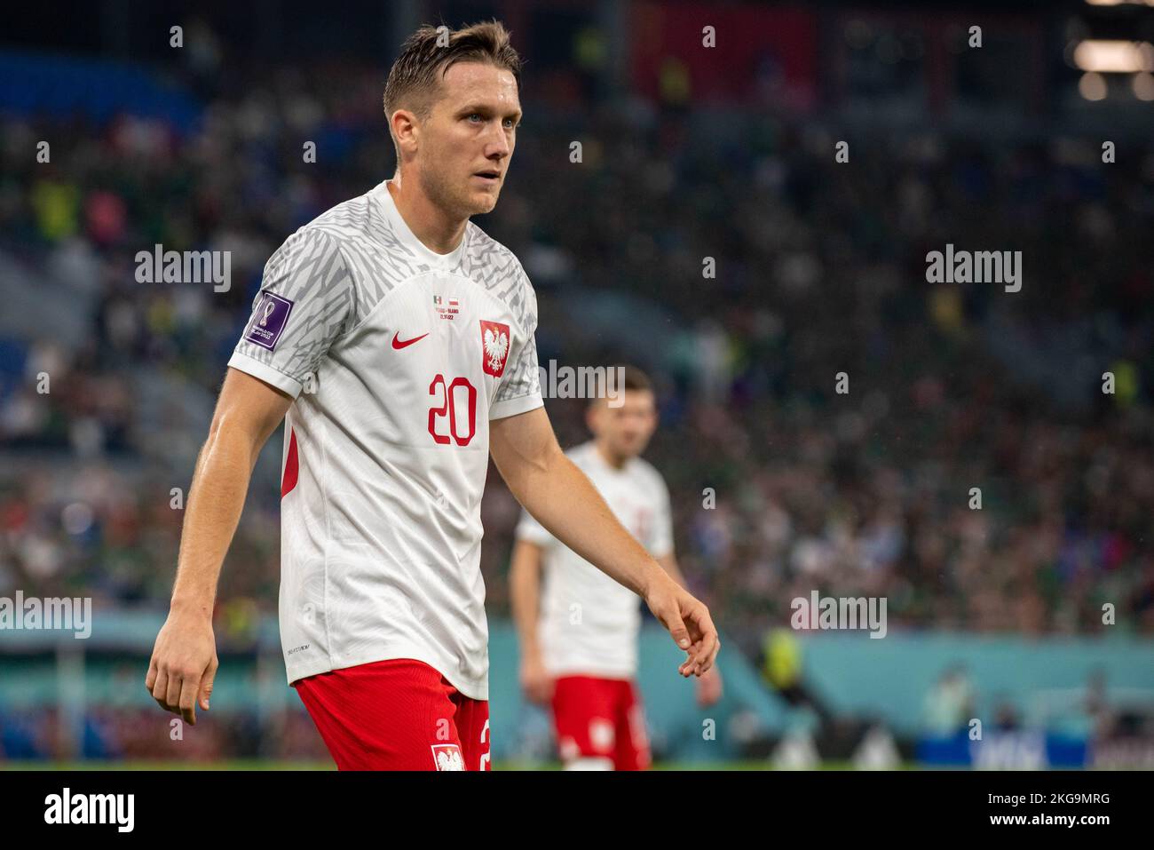 Piotr Zielinski of Poland during the FIFA World Cup Qatar 2022 Group C ...