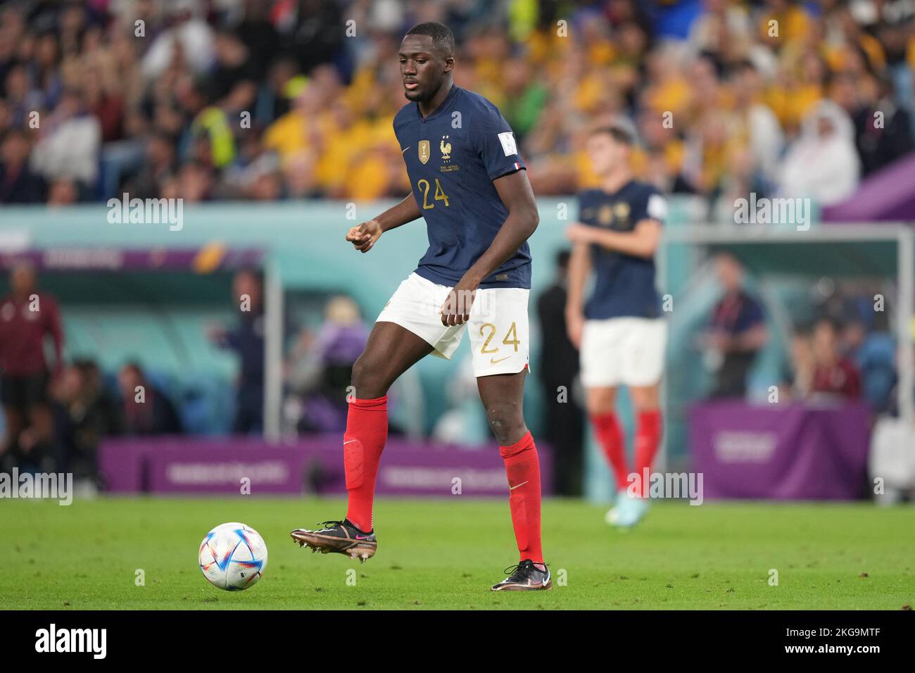 Ibrahima Konate Of France During The Qatar 2022 World Cup Match Group