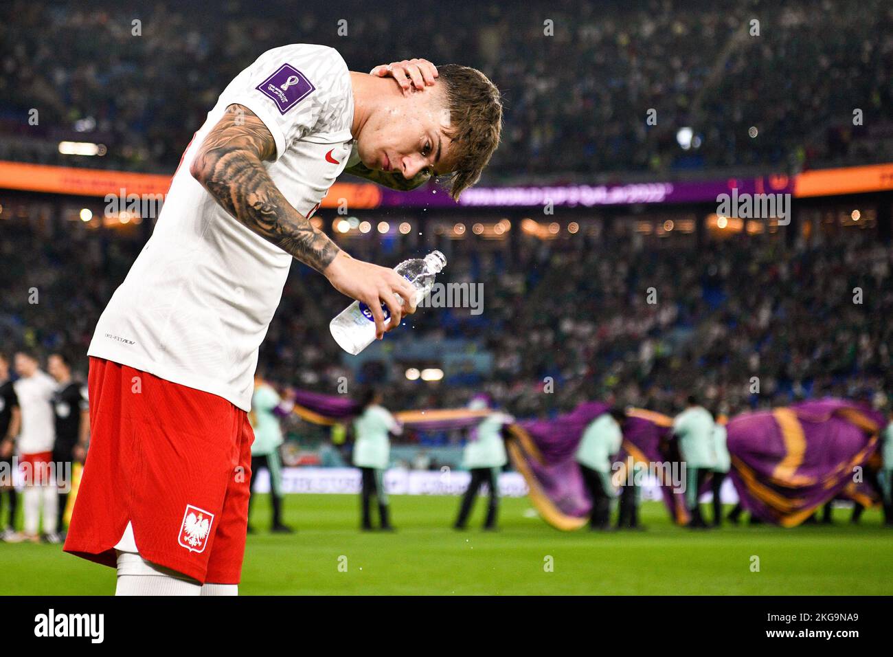 DOHA, QATAR - NOVEMBER 22: Nicola Zalewski of Poland prior to the Group ...