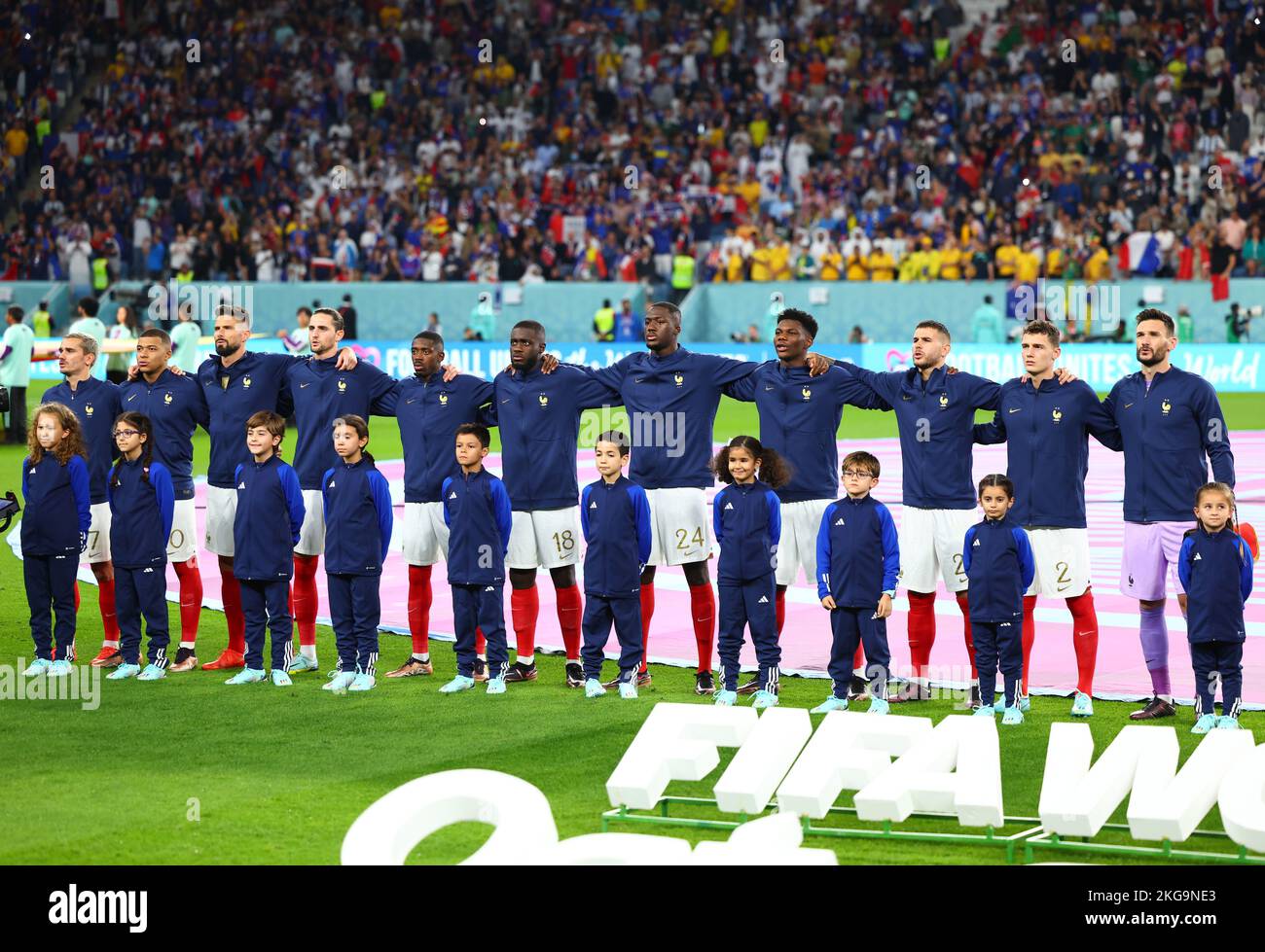 Al Wakrah Qatar 22nd Nov 2022 Soccer World Cup France Australia