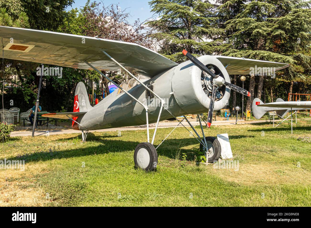 The PZL P.24 - a Polish fighter aircraft, designed1930s Stock Photo - Alamy