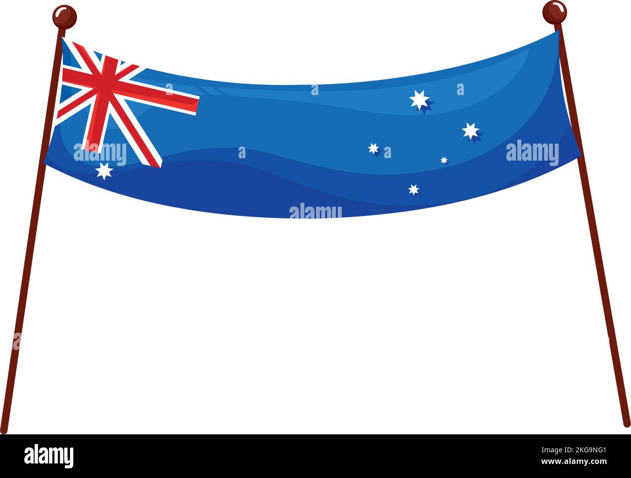australian flag in banner Stock Vector Image & Art - Alamy