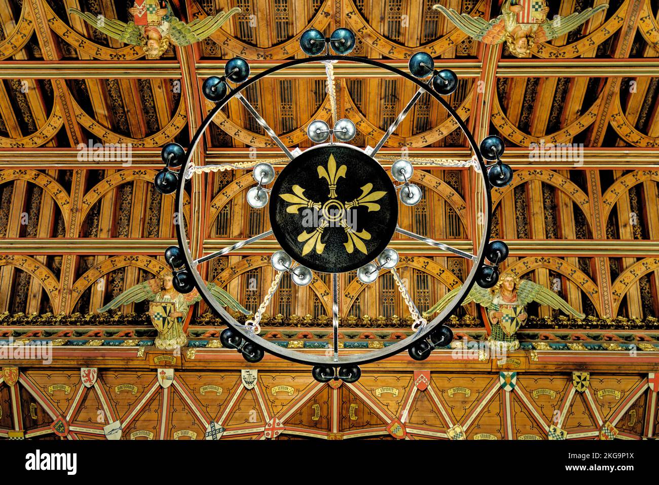 The interior of the circular Banquet Room with its amazing gold, gilded ...