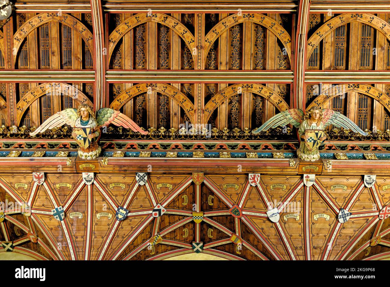 The interior of the circular Banquet Room with its amazing gold, gilded ...