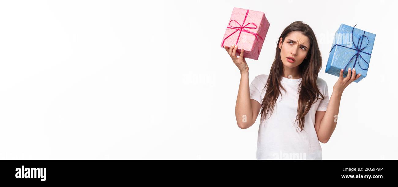 Celebration, holidays and presents concept. Hmmm interesting what ...