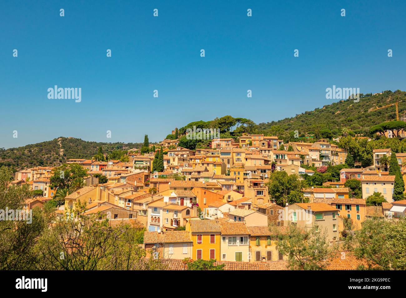 Bormes-les-Mimosas, South of France, French Riviera, Var, Provence ...