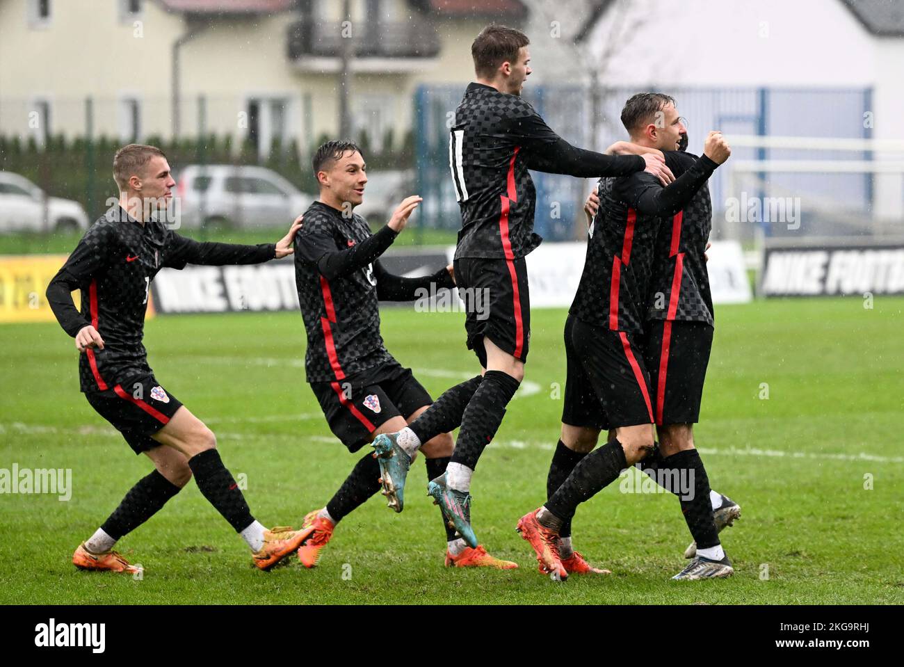 Lovro Zvonarek, Luka Lukanic, Gabrijel Rukavina and Lovro Gubljan of ...