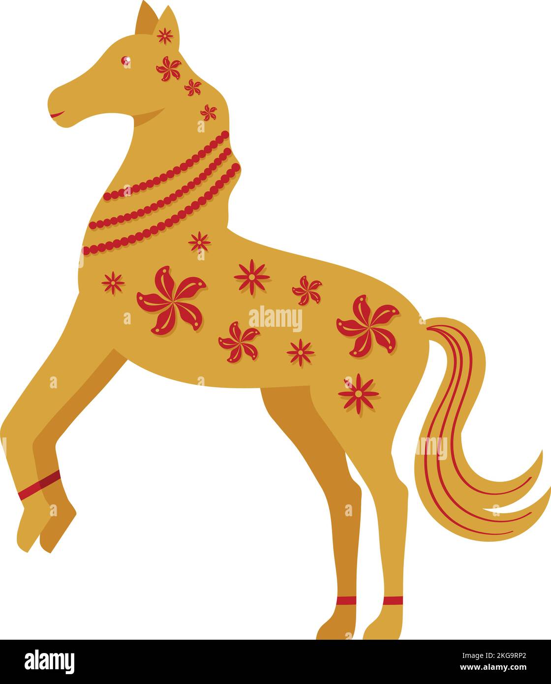 horse chinese zodiacal animal Stock Vector Image & Art - Alamy