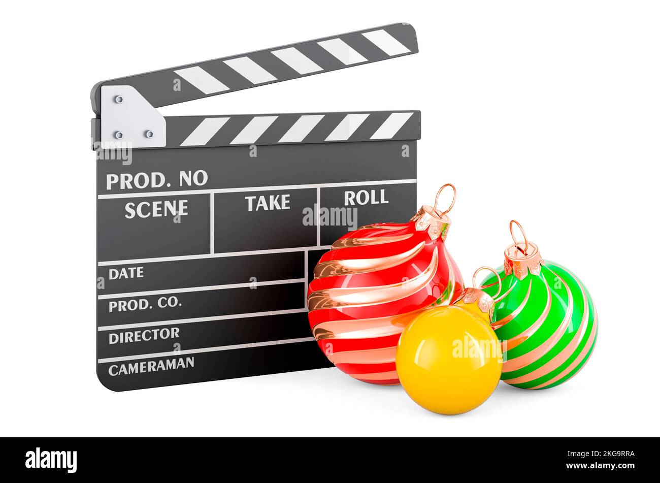 Christmas clapper board Cut Out Stock Images & Pictures - Alamy