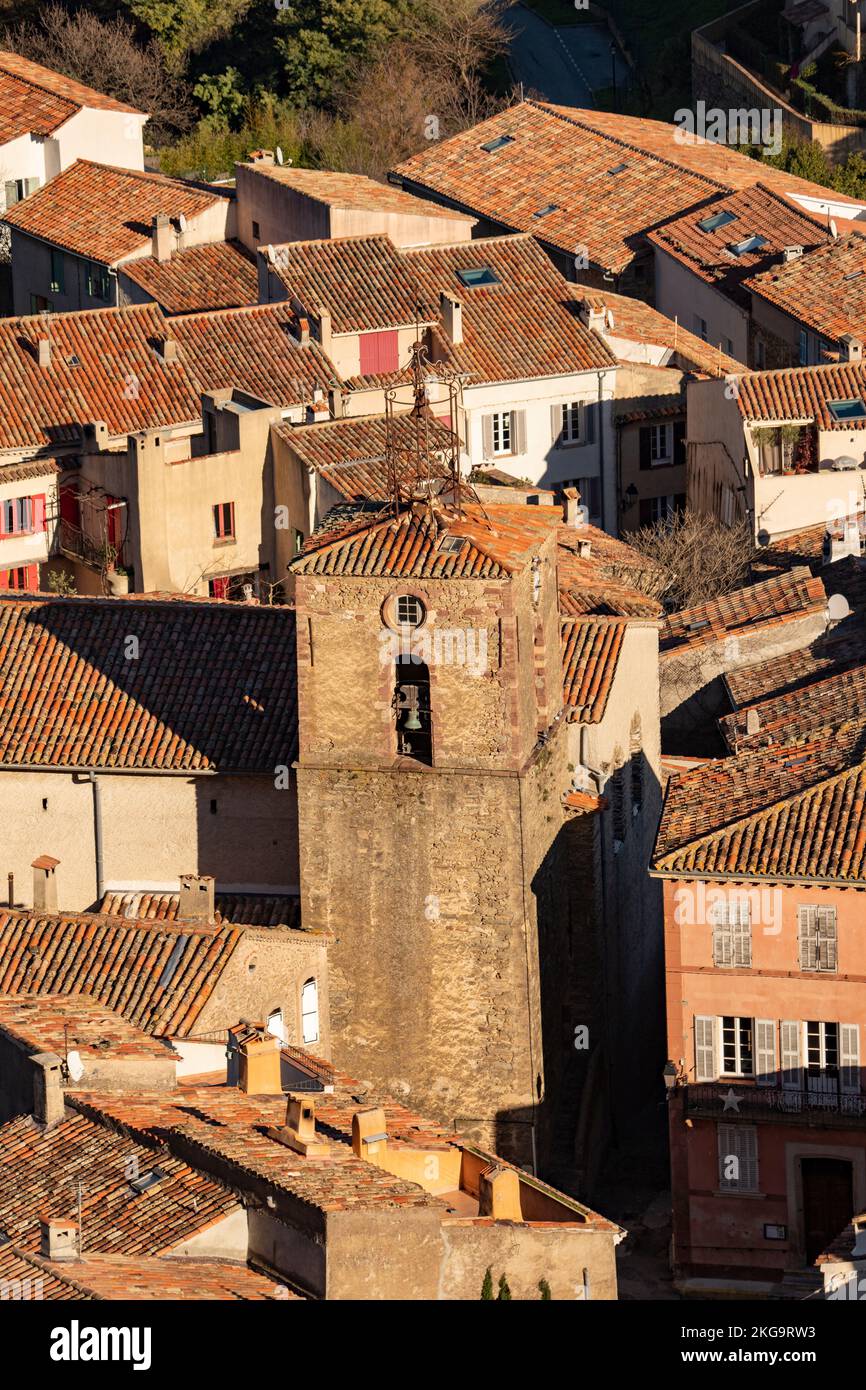 La Garde-Freinet, french village in the south of France Stock Photo - Alamy